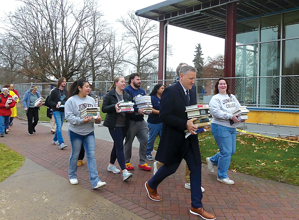 One for the books: Juniata College transports library’s contents in ...